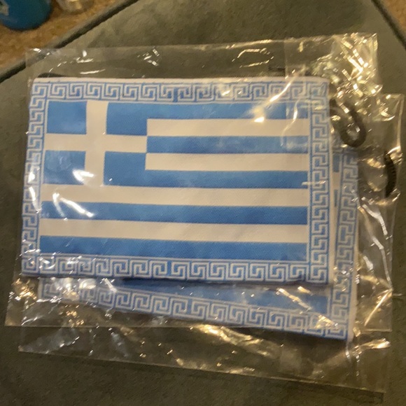 greek | Accessories | Greek Flag Coin Purse | Poshmark